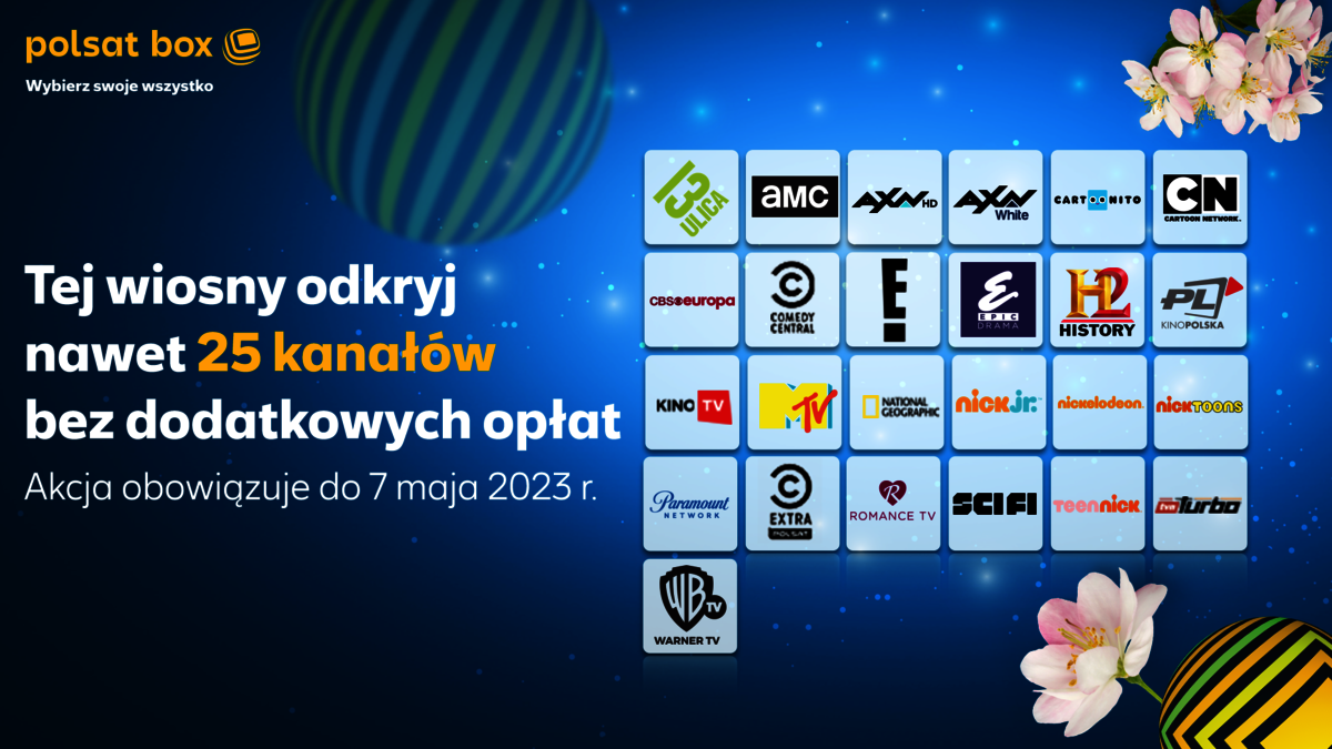 25 kanałów w otwartym oknie w Polsat Box już tej wiosny - TaniAbonament.pl